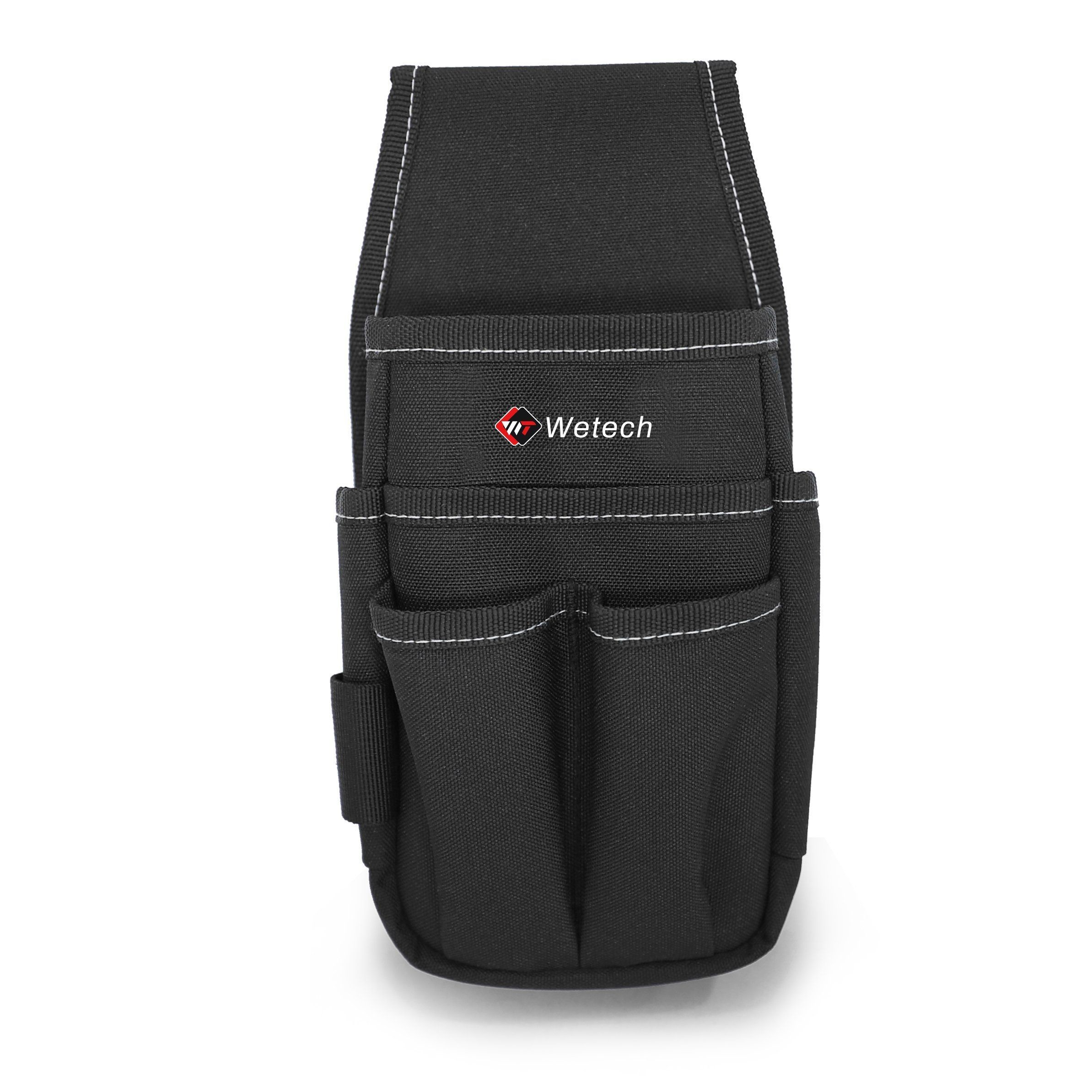 Medium Capacity Waterproof Tool Bag Portable Tool Waist Bag Black